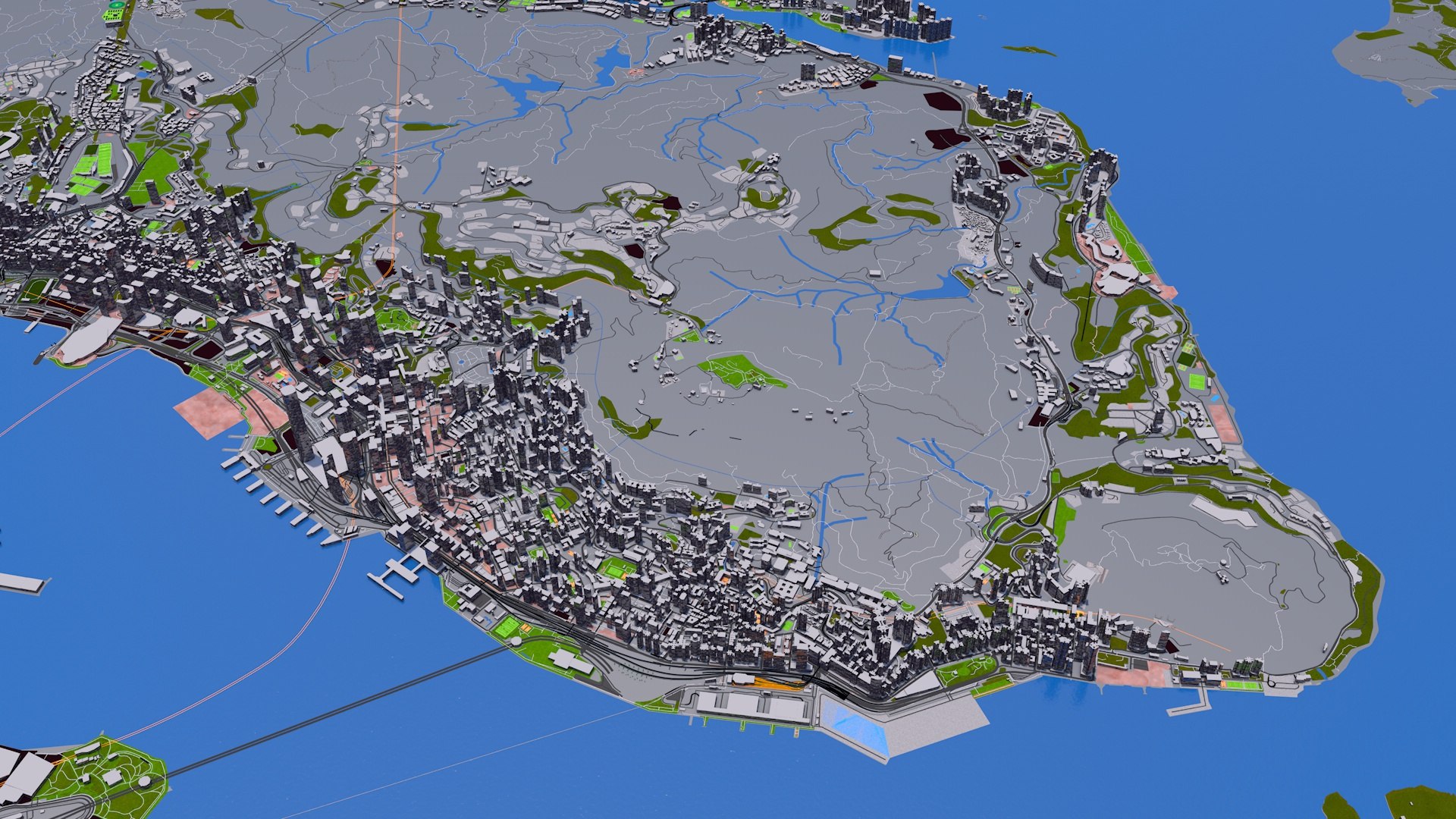 Hong Kong 3D Model - TurboSquid 1417697