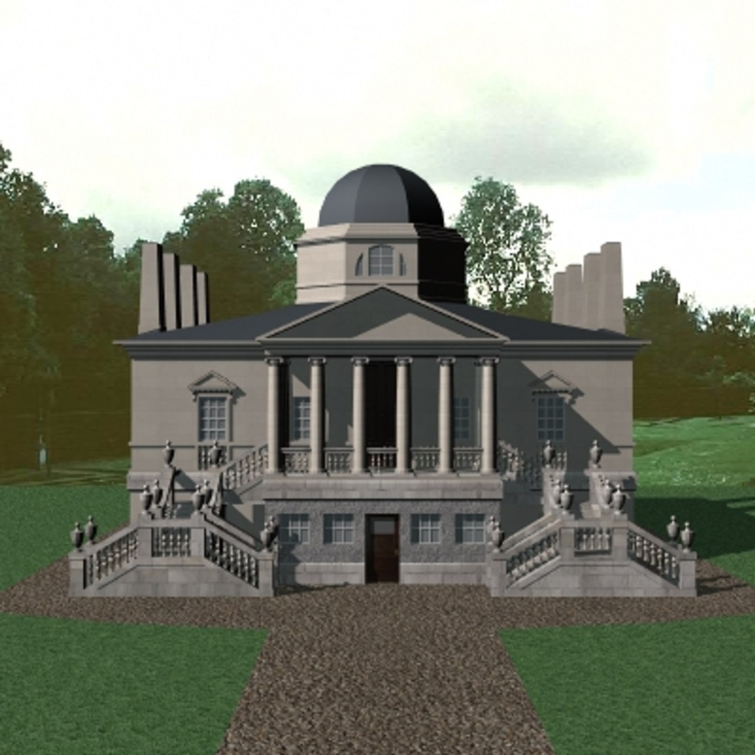 3ds max mansion building