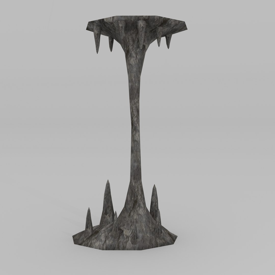 Stalactite Column 3d Model