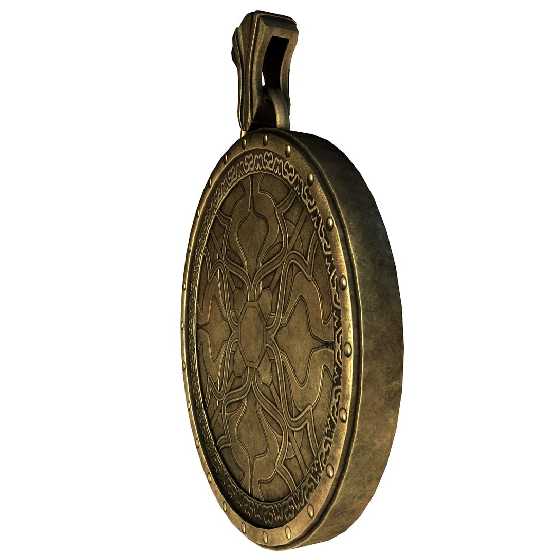 3D Model Fantasy Amulet - TurboSquid 1198611