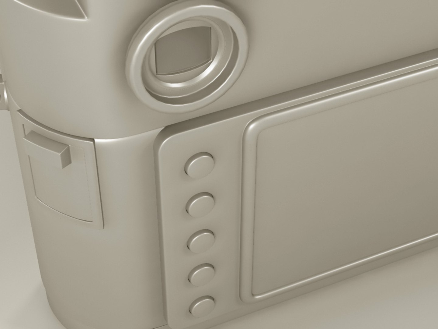 Leica M9-p Camera Lens 3ds