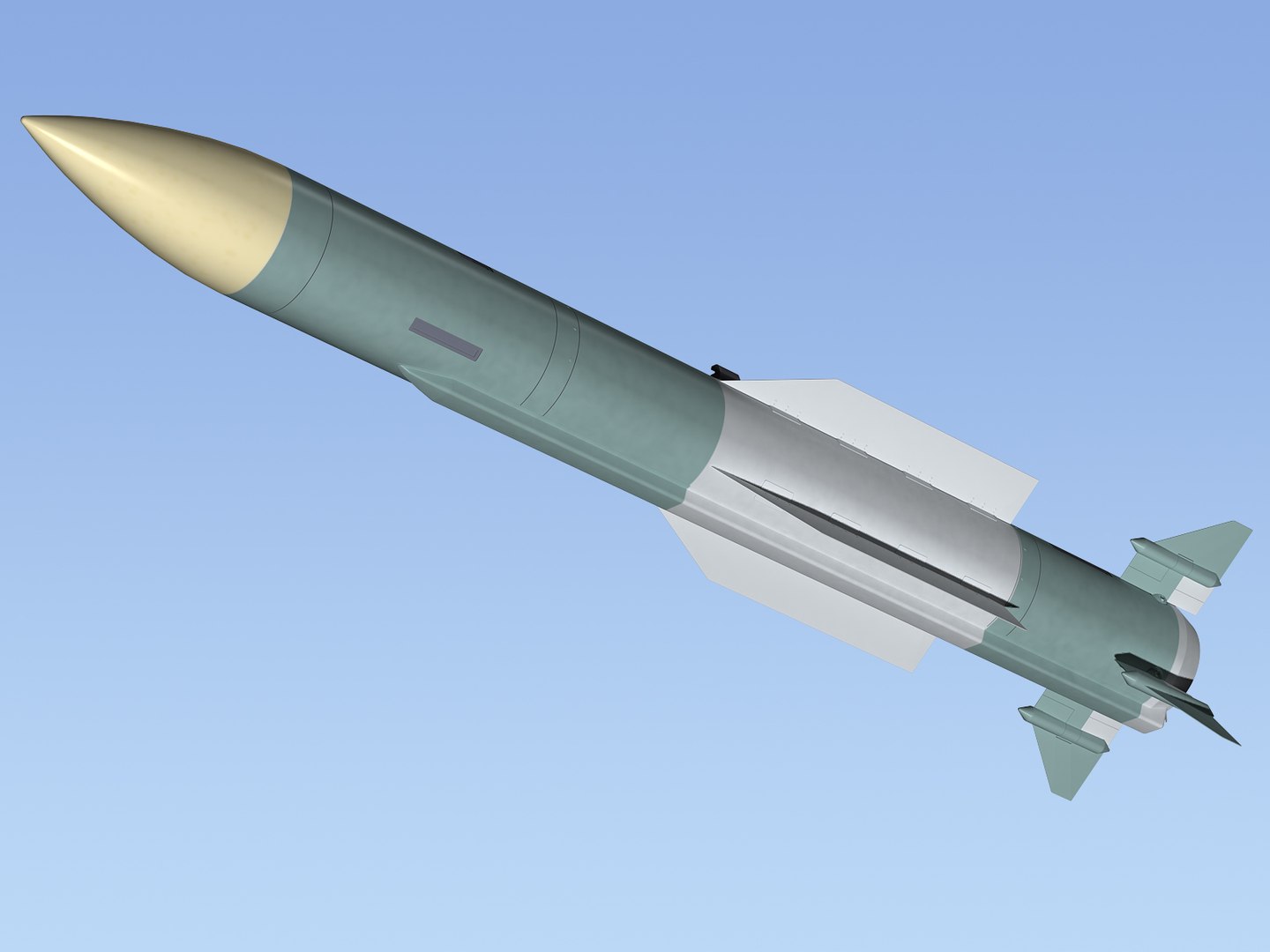 R-37 Missile 3d Max