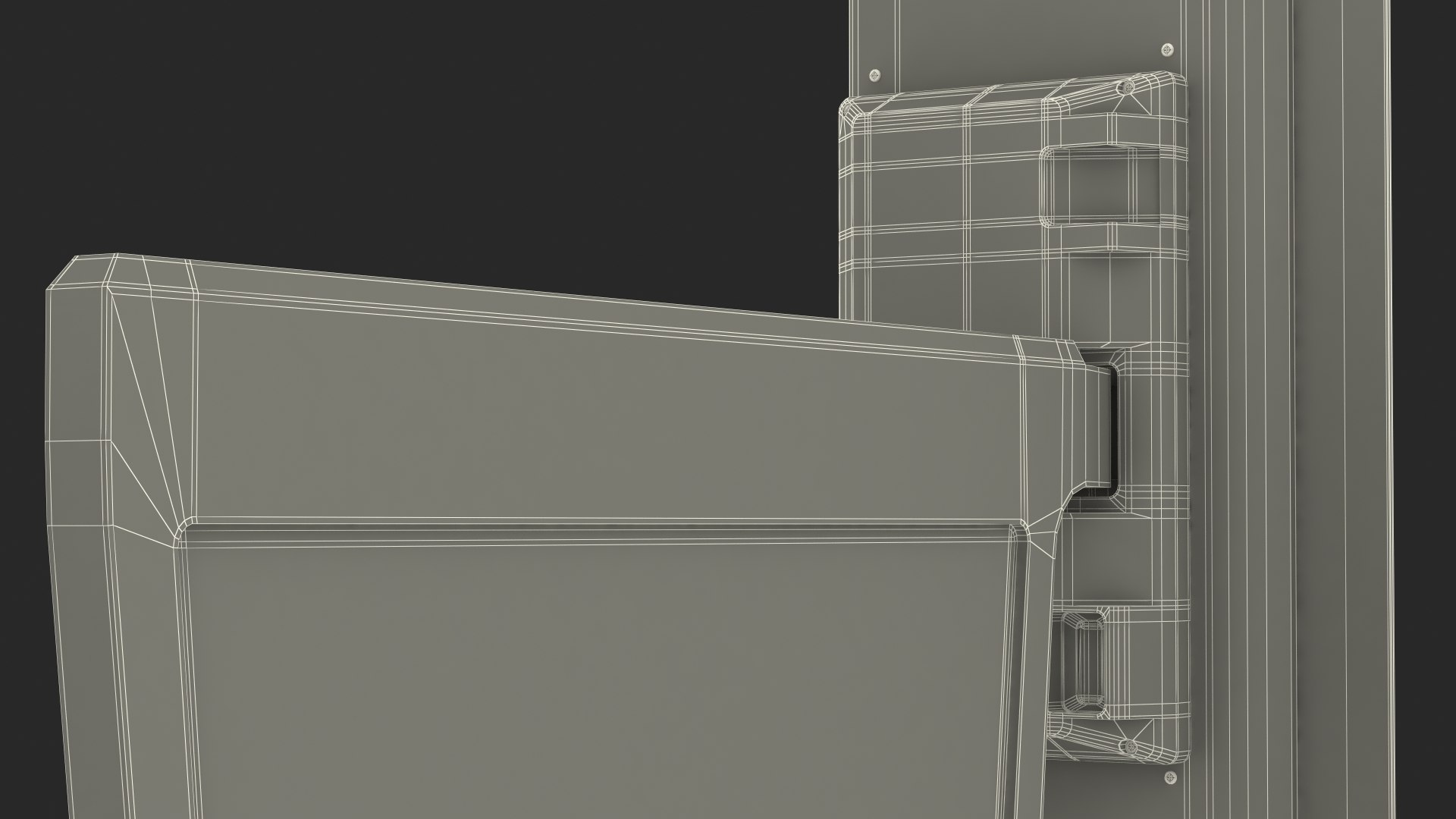 Smart Gate Flap Paddle 3D - TurboSquid 1771477