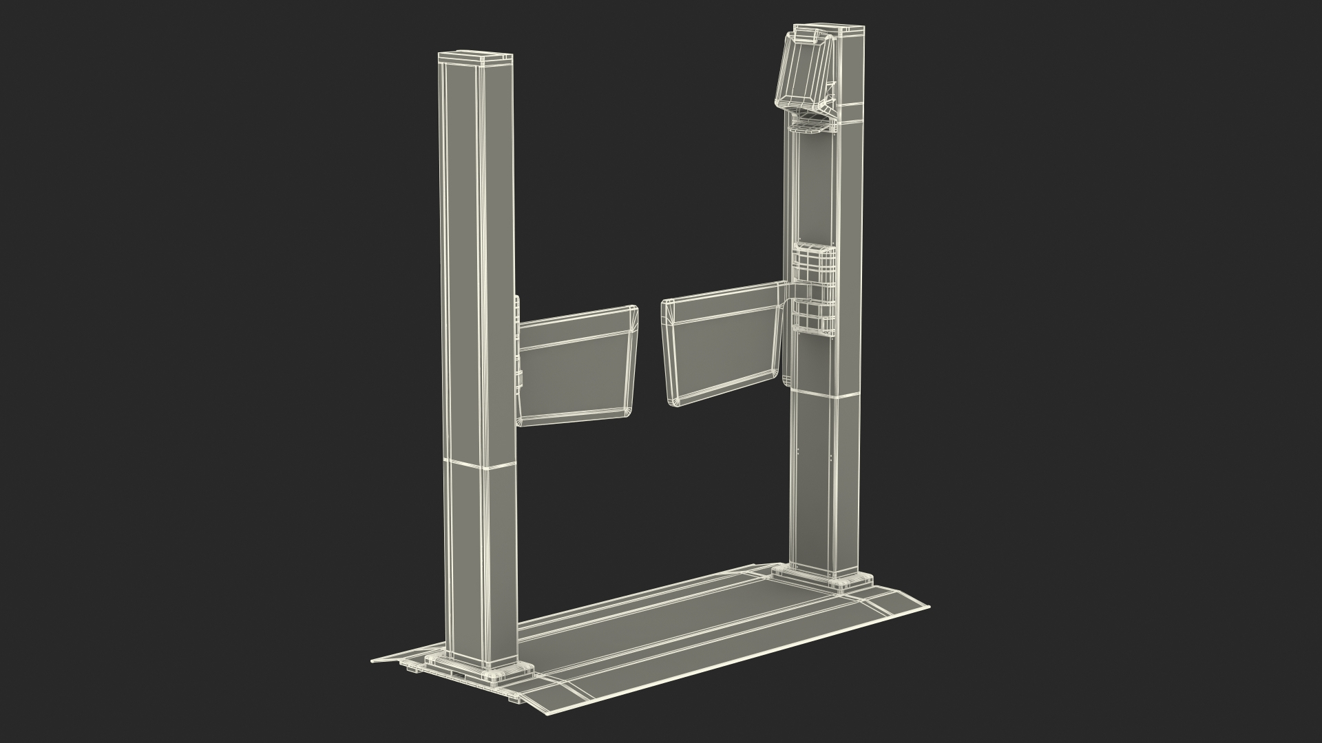 Smart Gate Flap Paddle 3D - TurboSquid 1771477