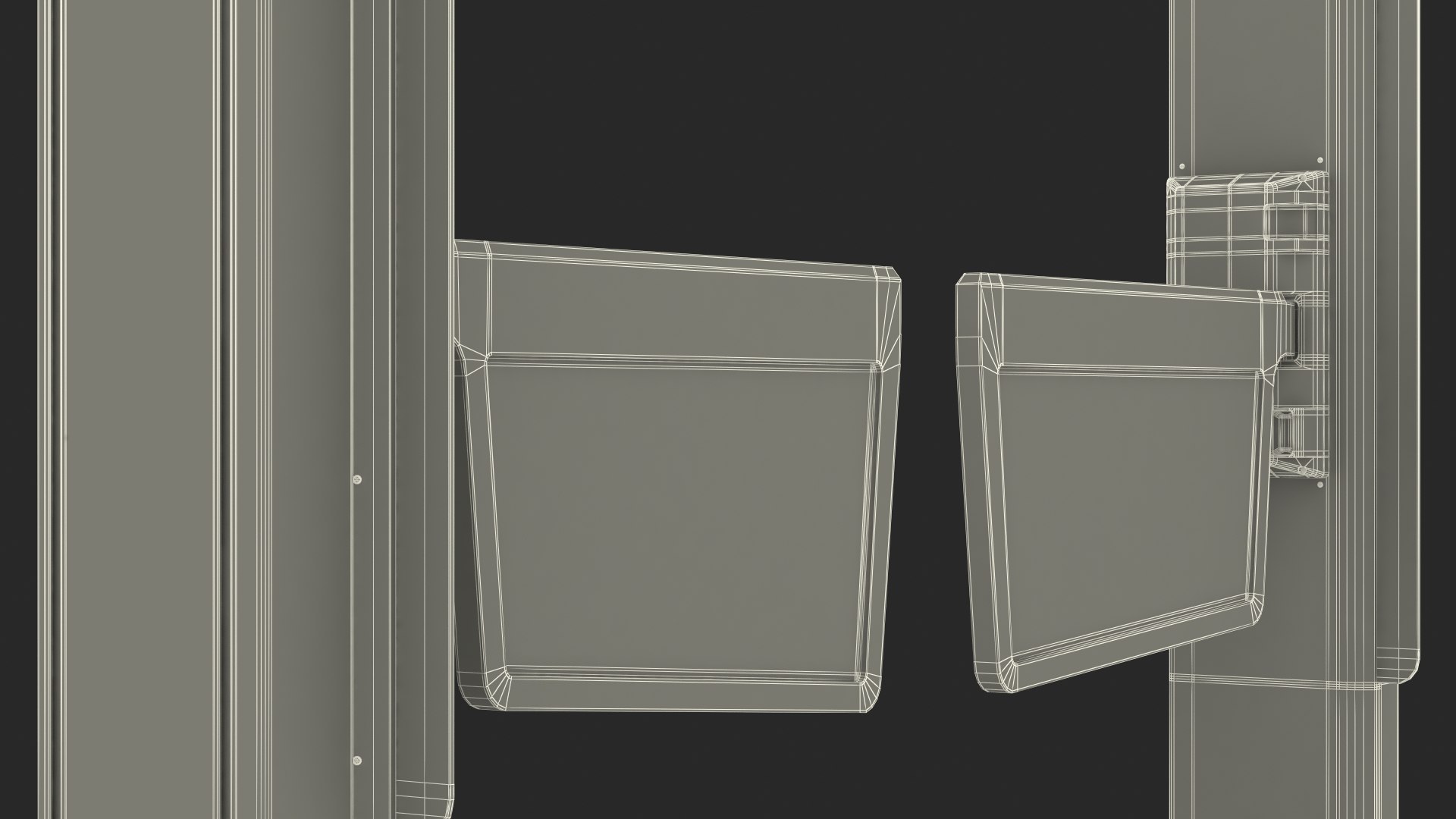 Smart Gate Flap Paddle 3D - TurboSquid 1771477