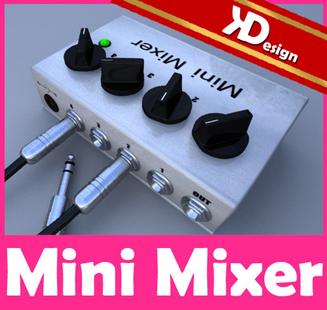3d Model Mini Mixer