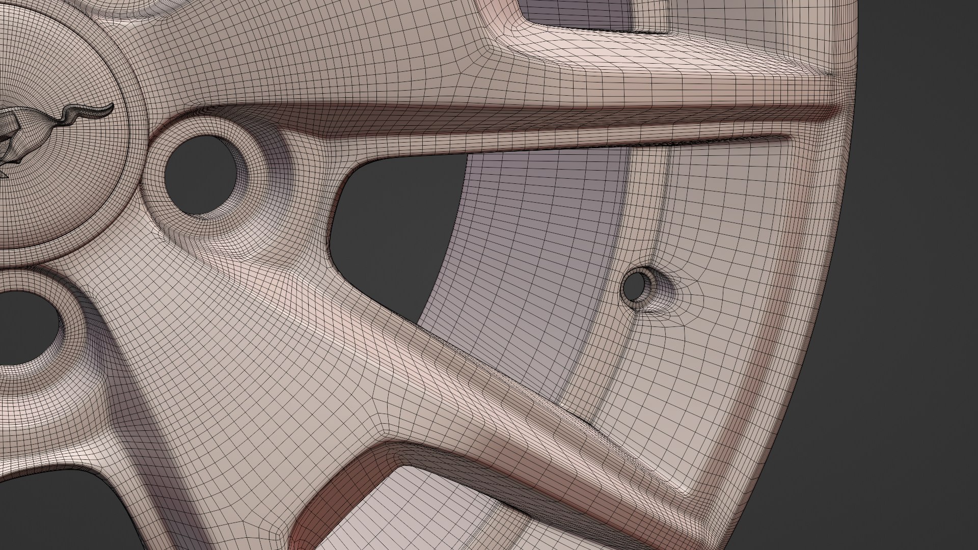 3D Ford Mustang Wheel Rim Model - TurboSquid 2157850