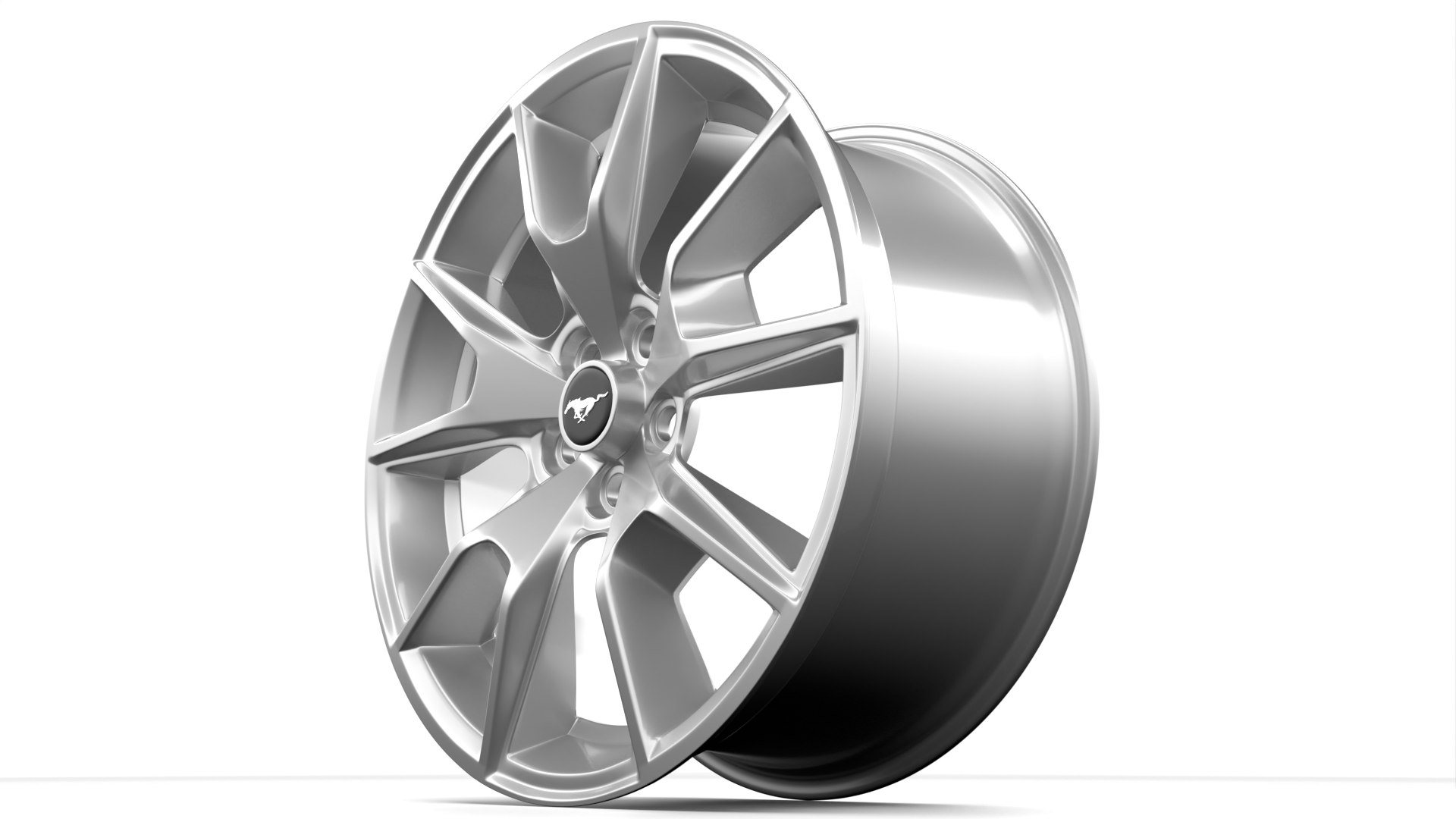 3D Ford Mustang Wheel Rim Model - TurboSquid 2157850