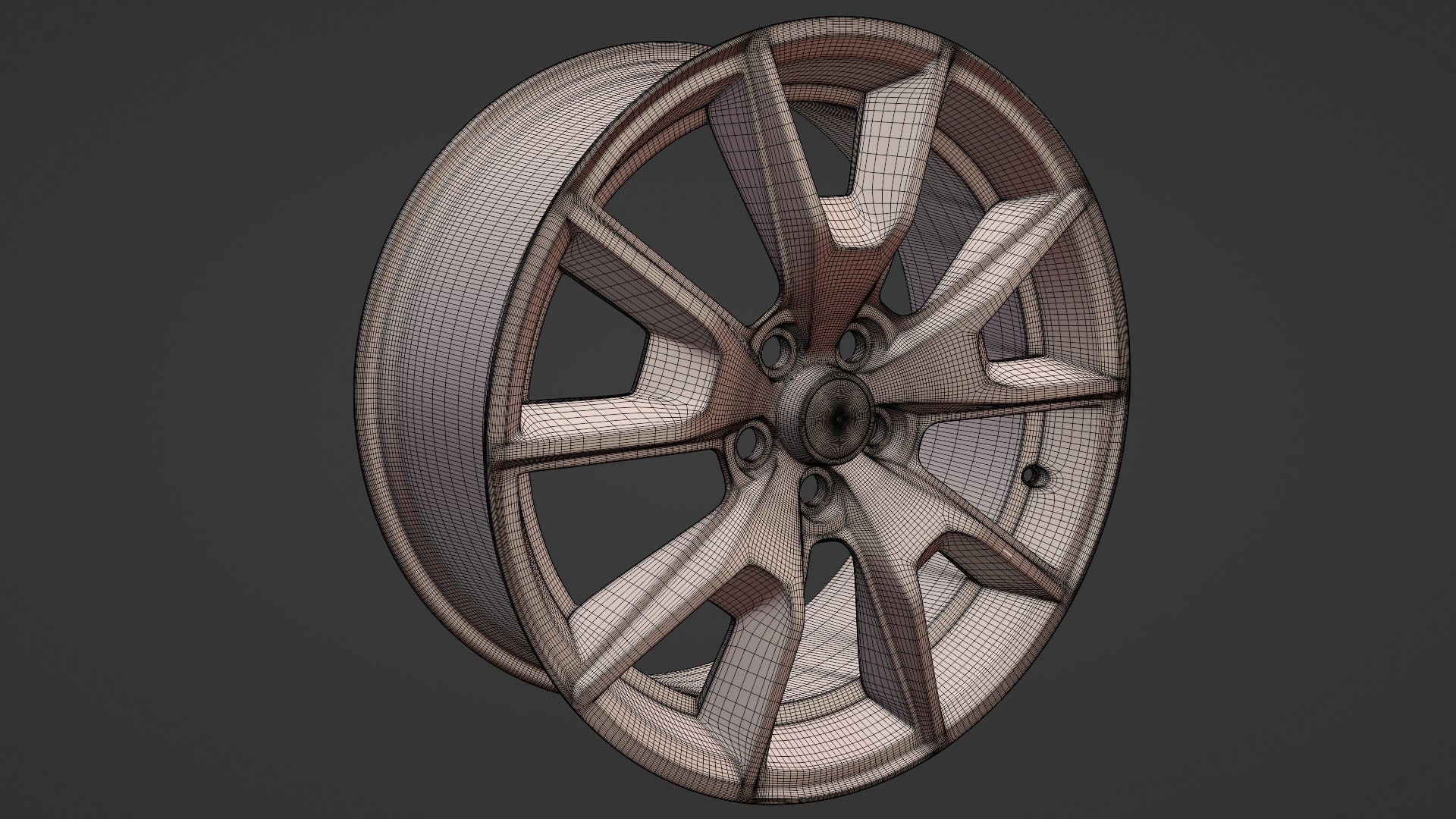 3D Ford Mustang Wheel Rim Model - TurboSquid 2157850