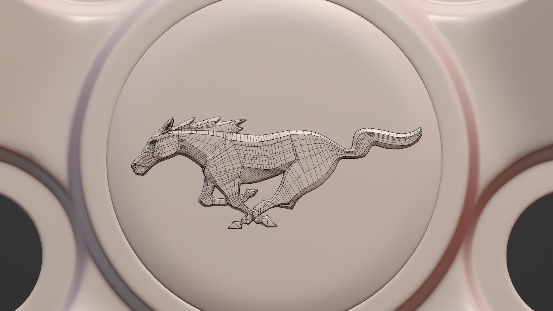 3D Ford Mustang Wheel Rim Model - TurboSquid 2157850