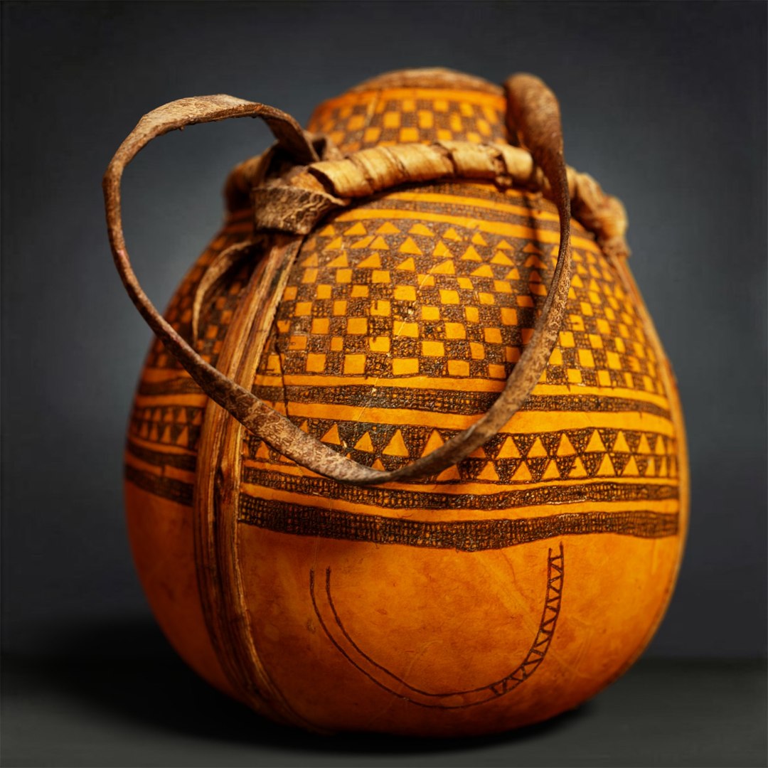 3d model 6 kalebas drinking tanks