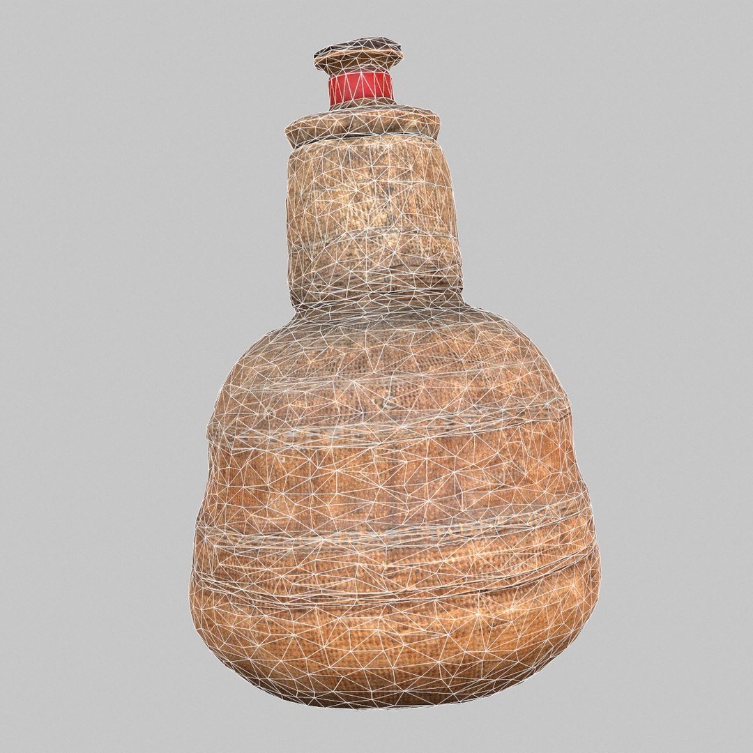 3d model 6 kalebas drinking tanks