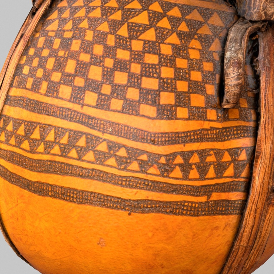 3d model 6 kalebas drinking tanks