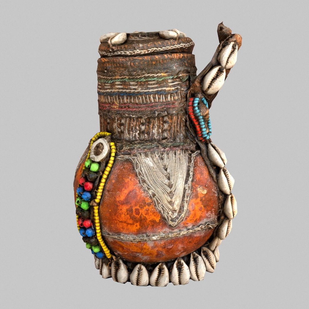 3d model 6 kalebas drinking tanks