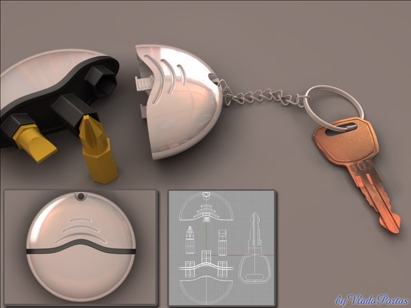 3dm key ring