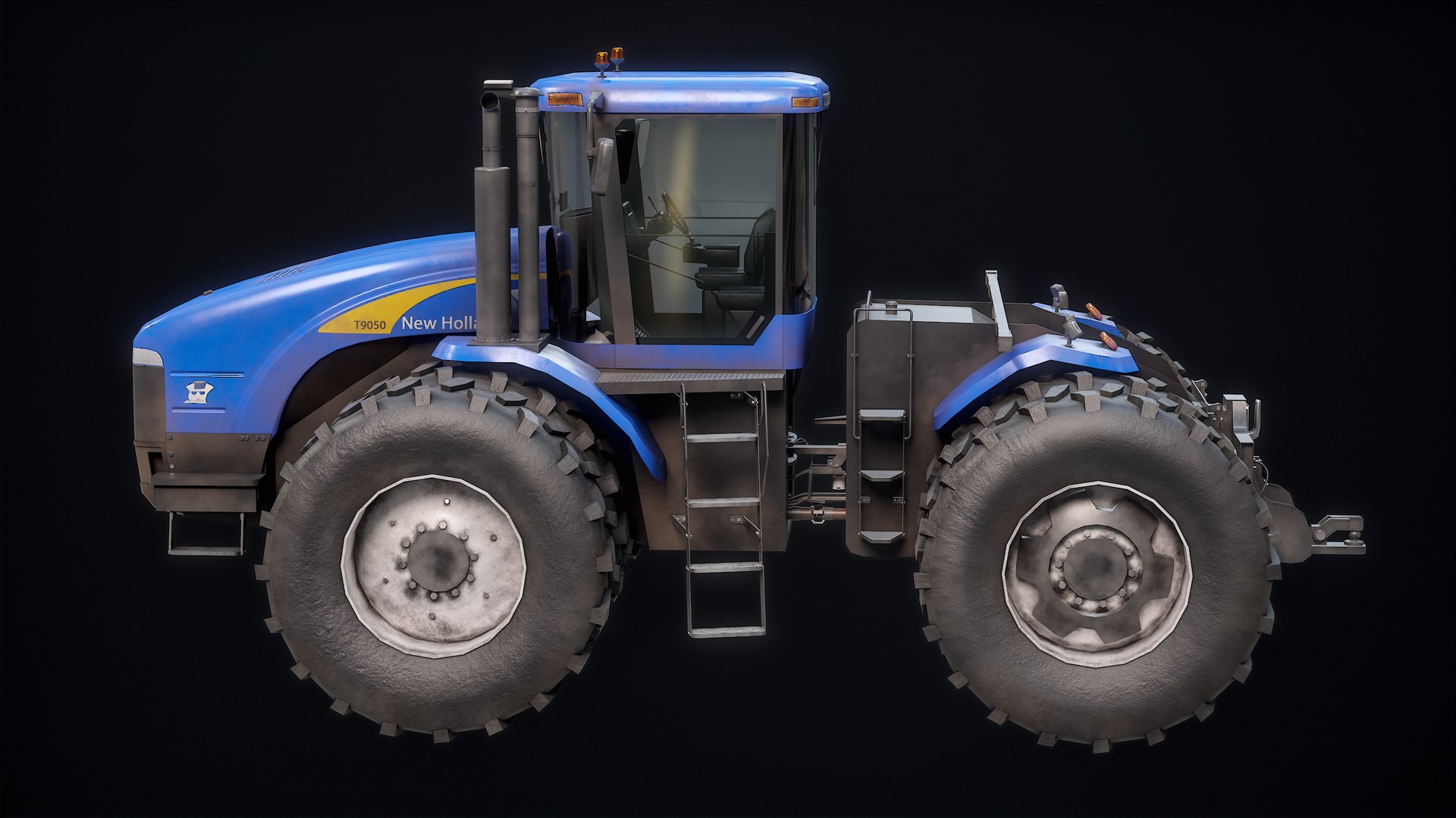 Tractor New Holland T9050 PBR model - TurboSquid 2062280