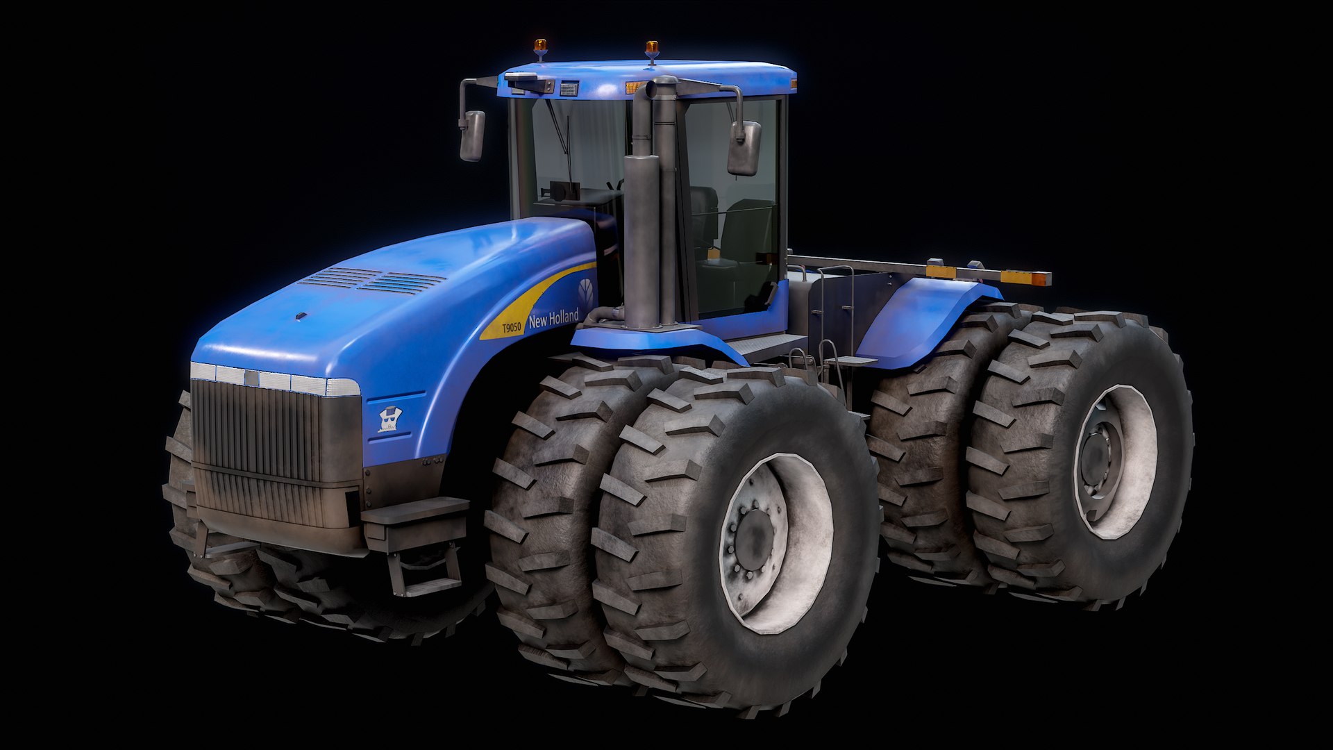 Tractor New Holland T9050 PBR model - TurboSquid 2062280