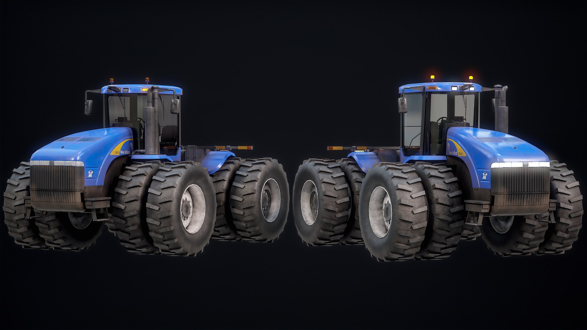 Tractor New Holland T9050 PBR model - TurboSquid 2062280