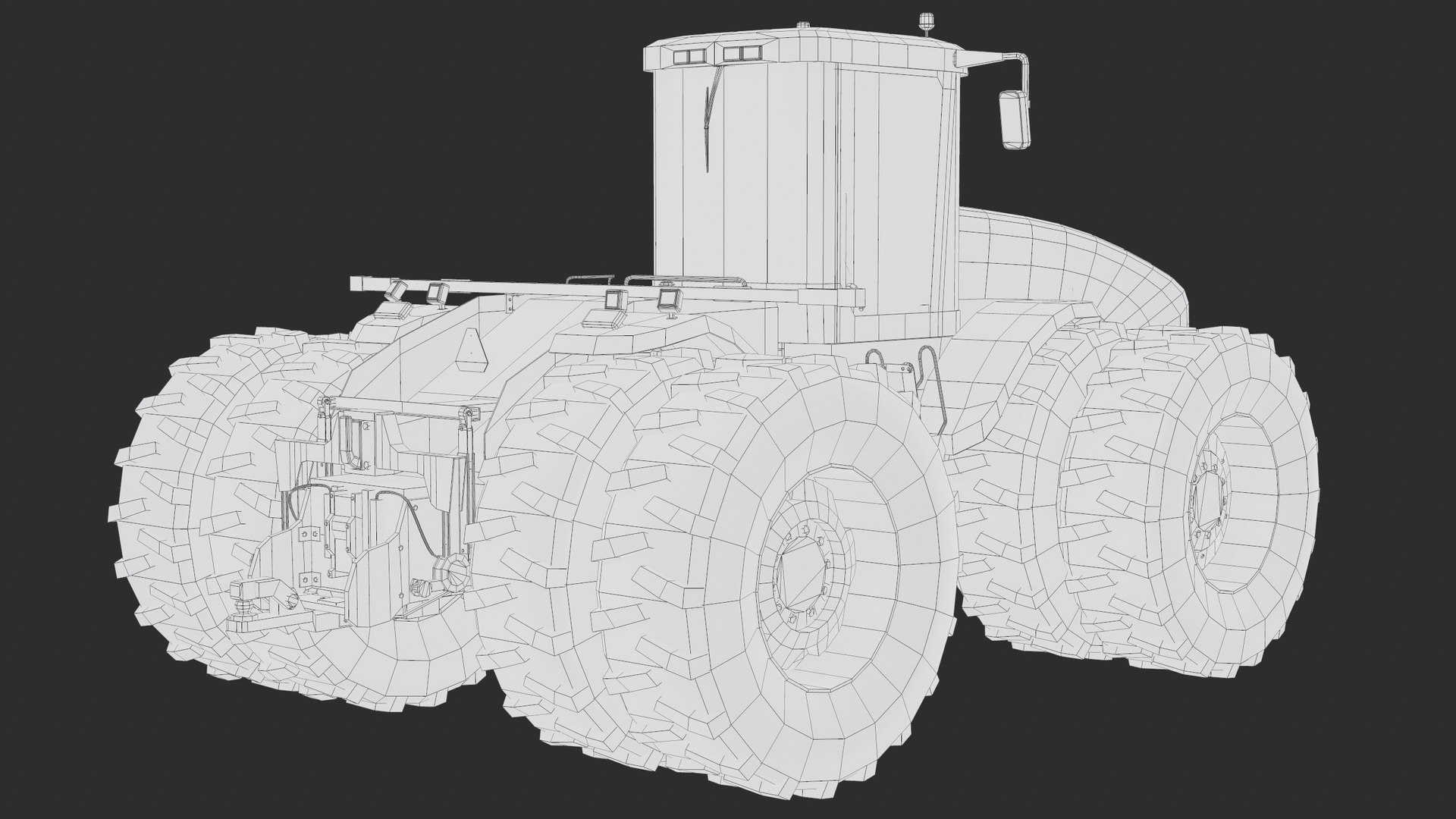 Tractor New Holland T9050 PBR model - TurboSquid 2062280