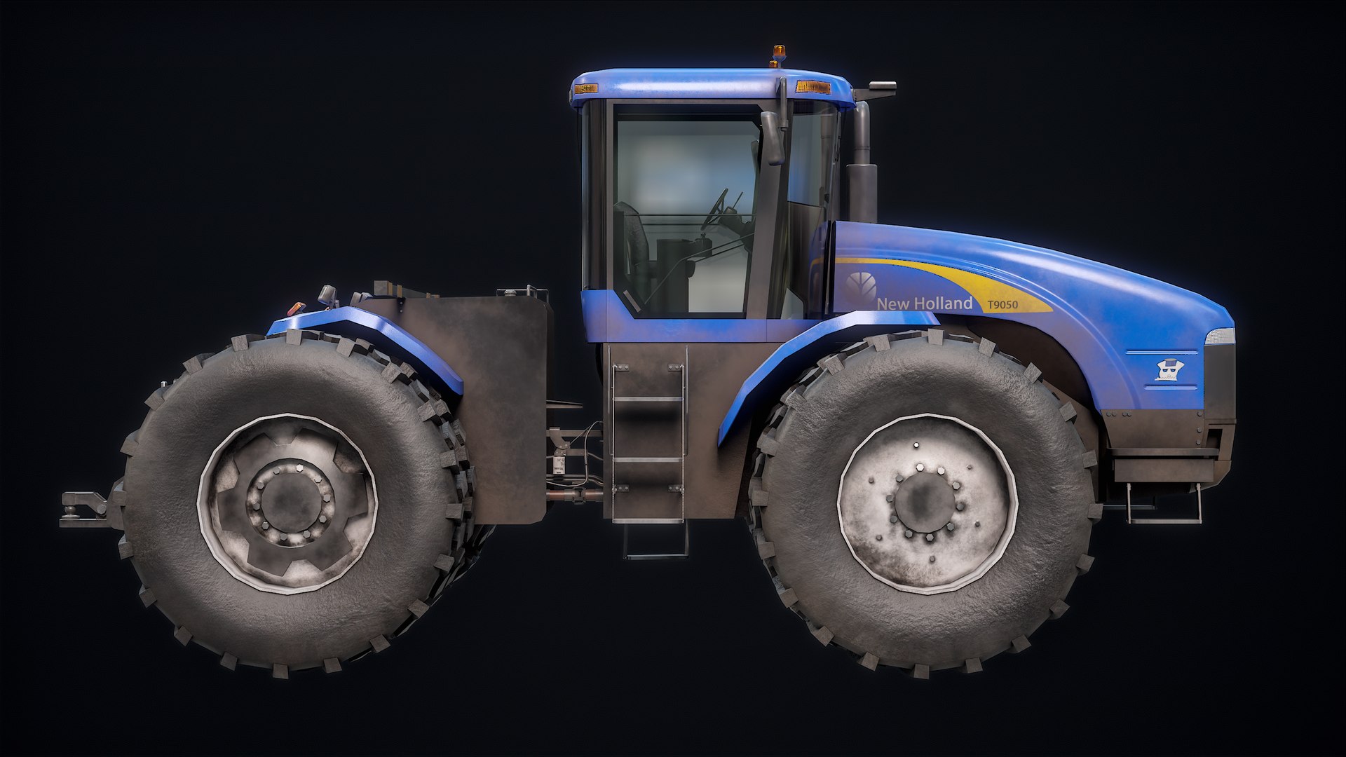 Tractor New Holland T9050 PBR Model - TurboSquid 2062280