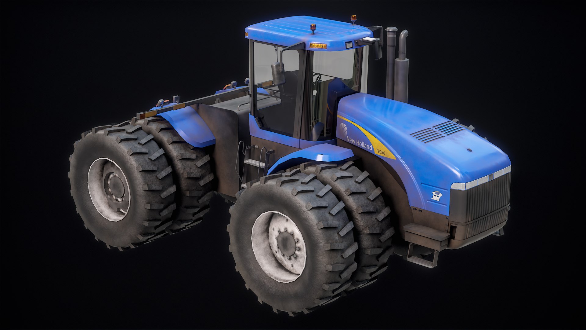 Tractor New Holland T9050 PBR Model - TurboSquid 2062280