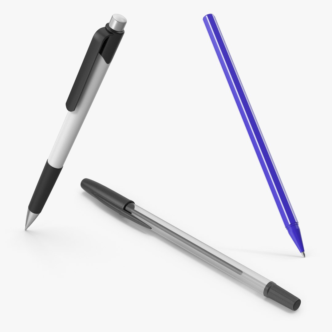 Pens 3D Model - TurboSquid 1850352