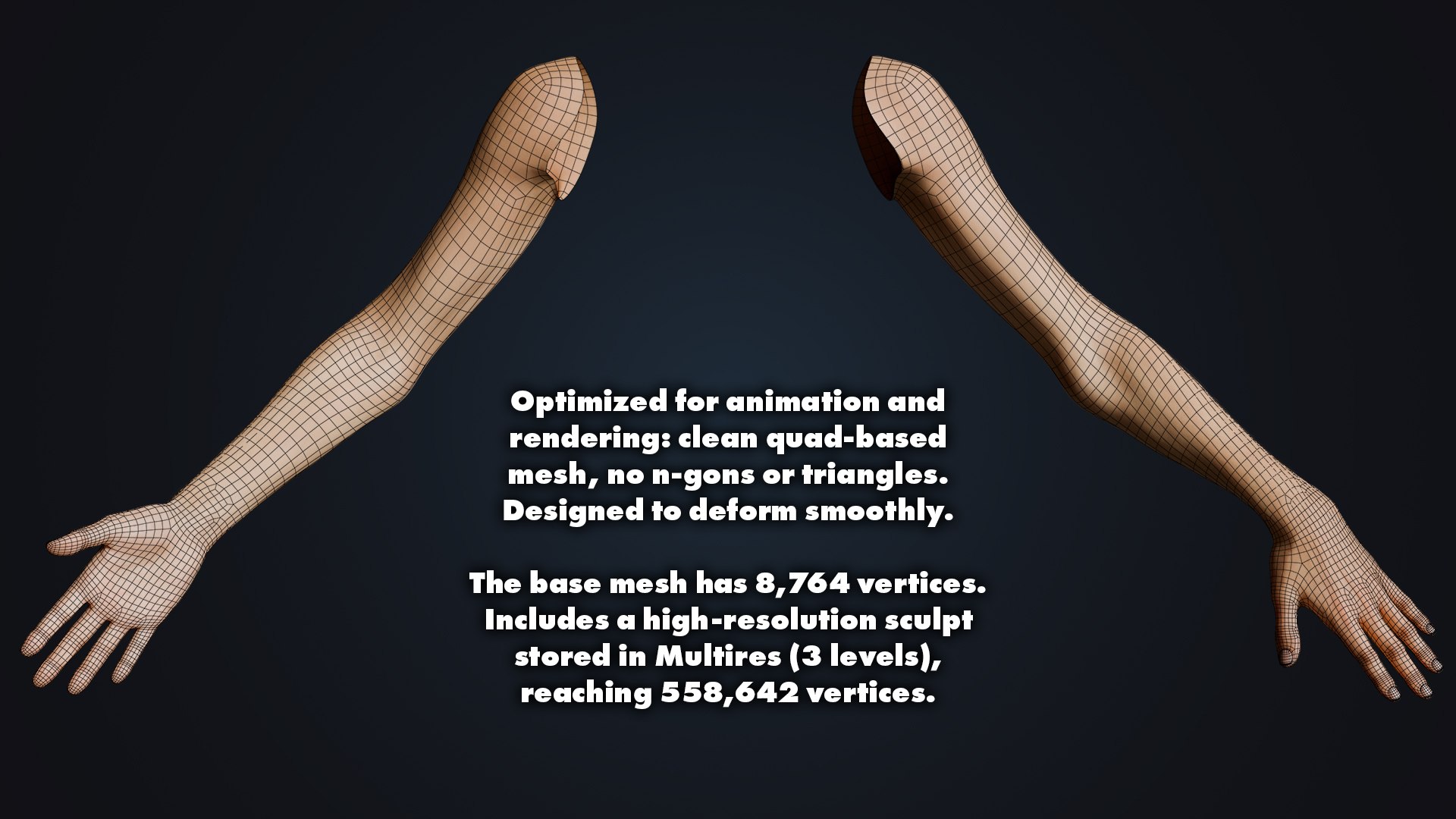 Realistic Rigged Arm V2 3D Model - TurboSquid 2347046