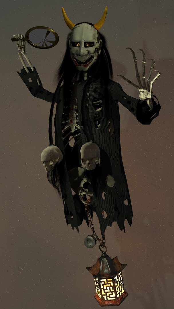 3D Demon Ghost Model - TurboSquid 1284378