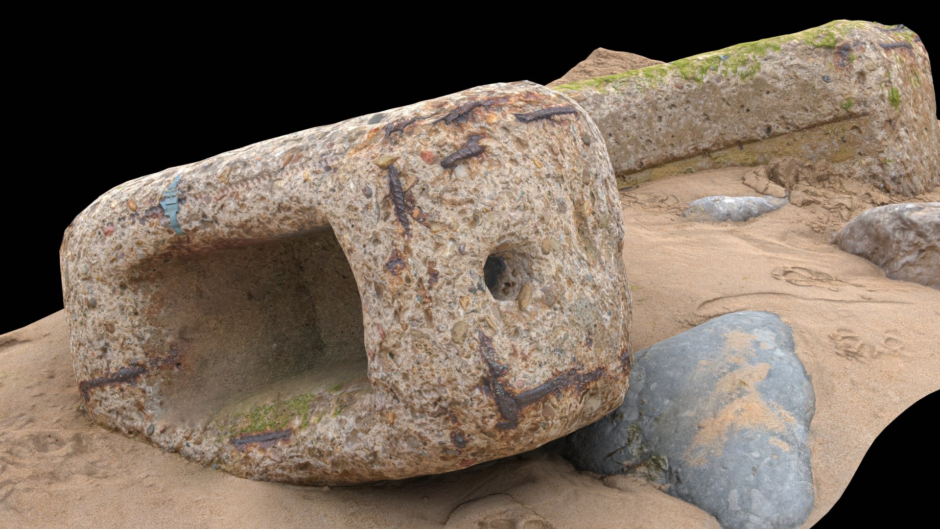 3D Broken Stone 01 Model - TurboSquid 1952680