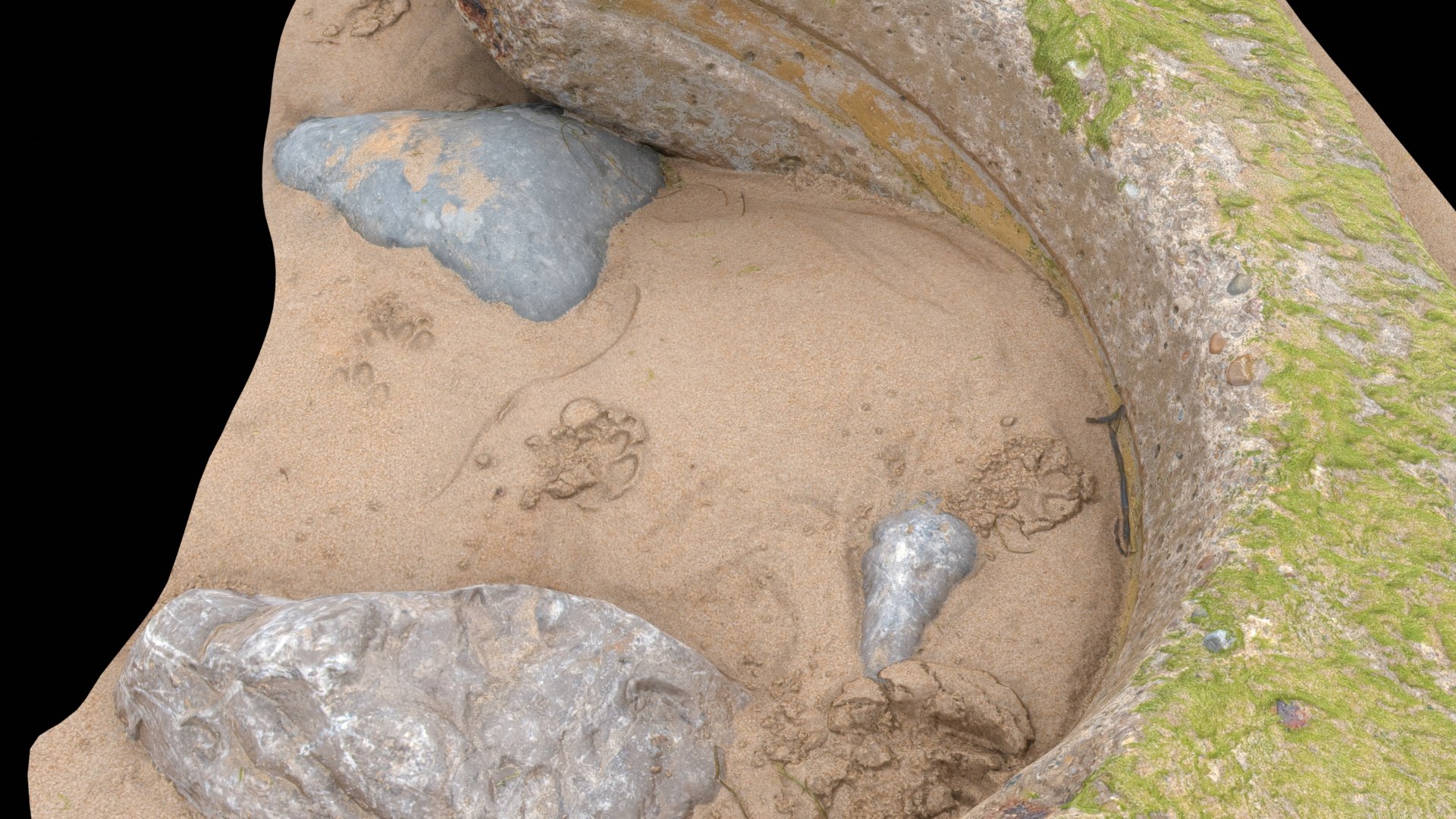 3D Broken Stone 01 Model - TurboSquid 1952680