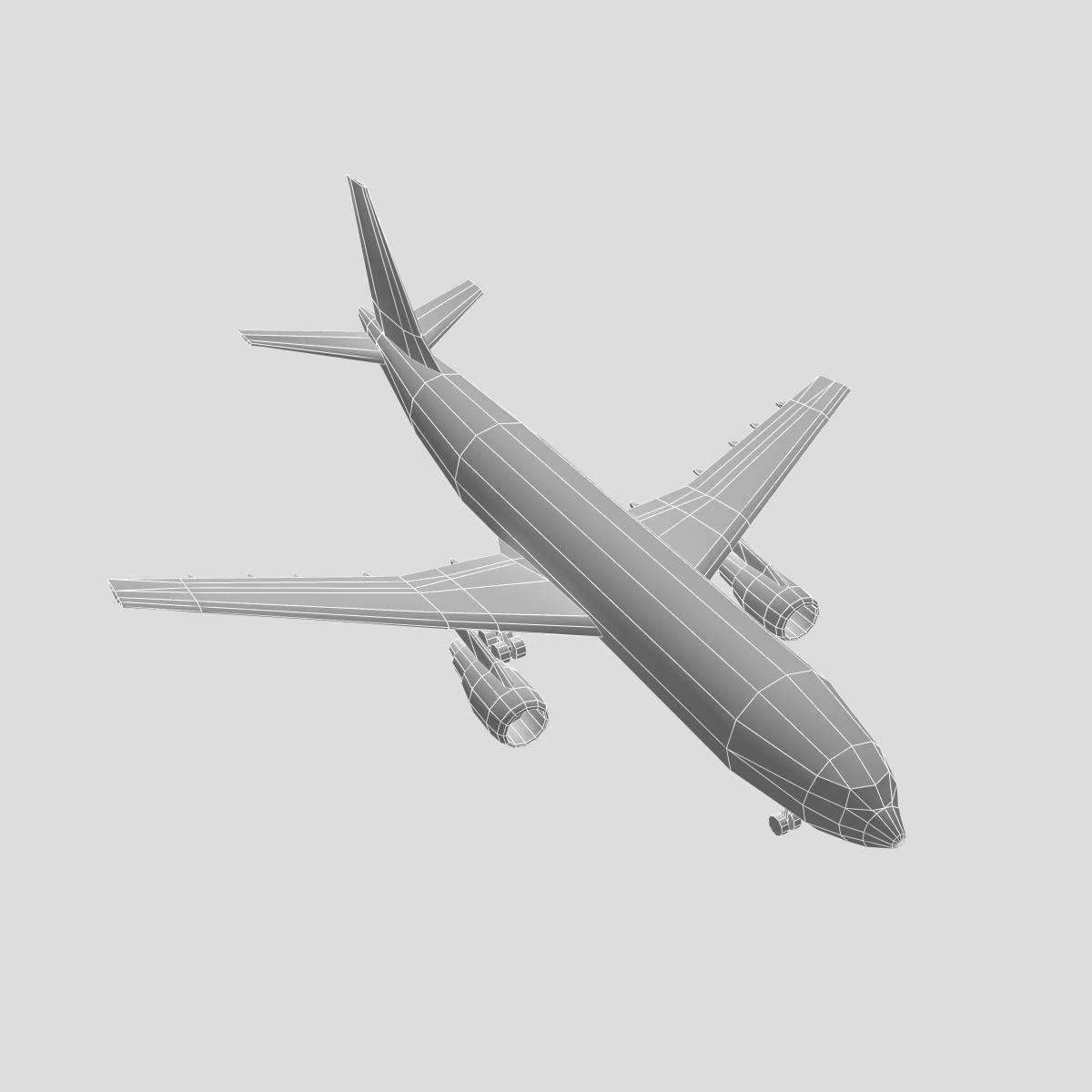 3d airbus ira airliner model