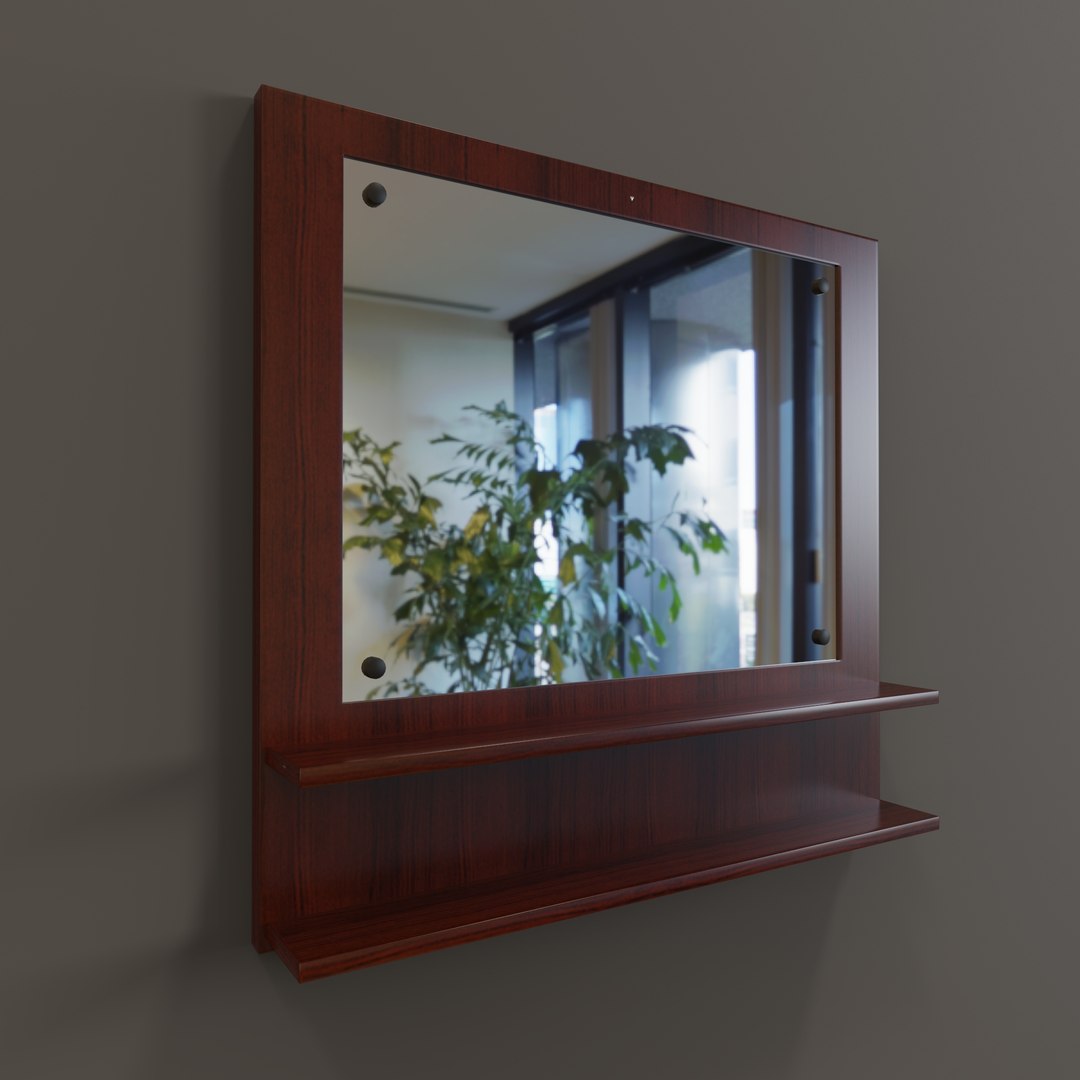3D Wall Mirror Square DIY - TurboSquid 1839549