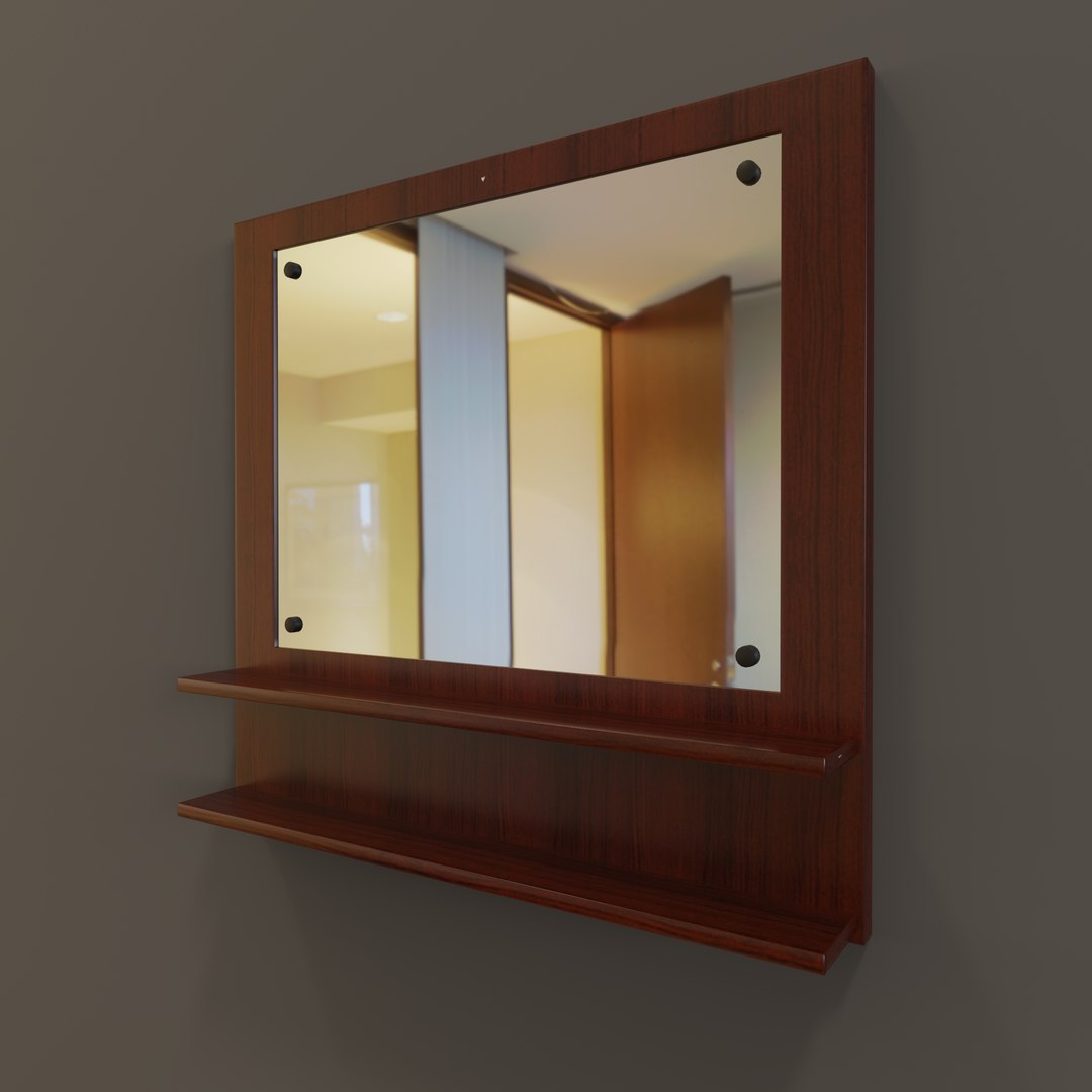 3D Wall Mirror Square DIY - TurboSquid 1839549