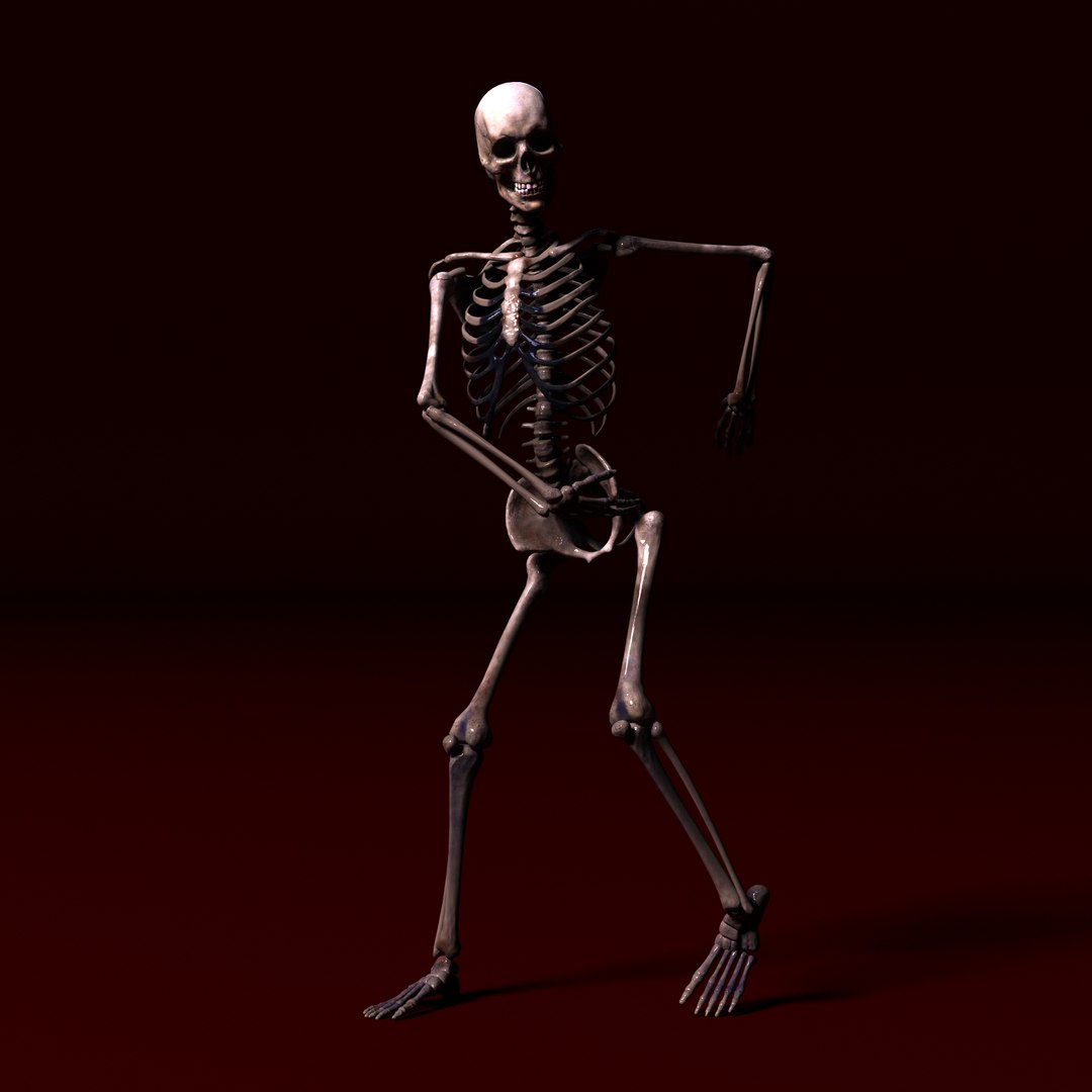 3D Skeleton Man Rig Model - TurboSquid 1191324