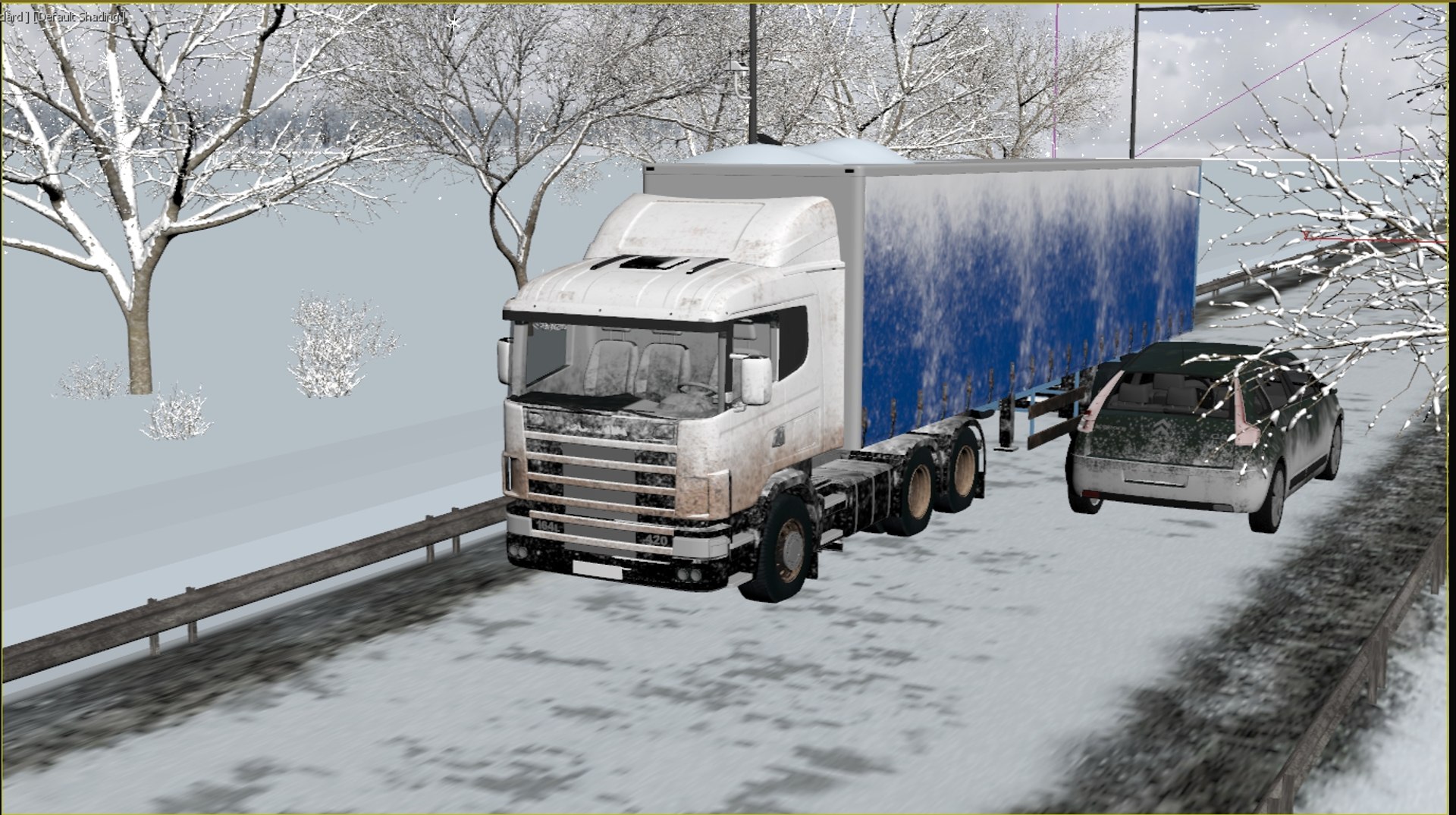 Snow Track 3D Model - TurboSquid 1595901