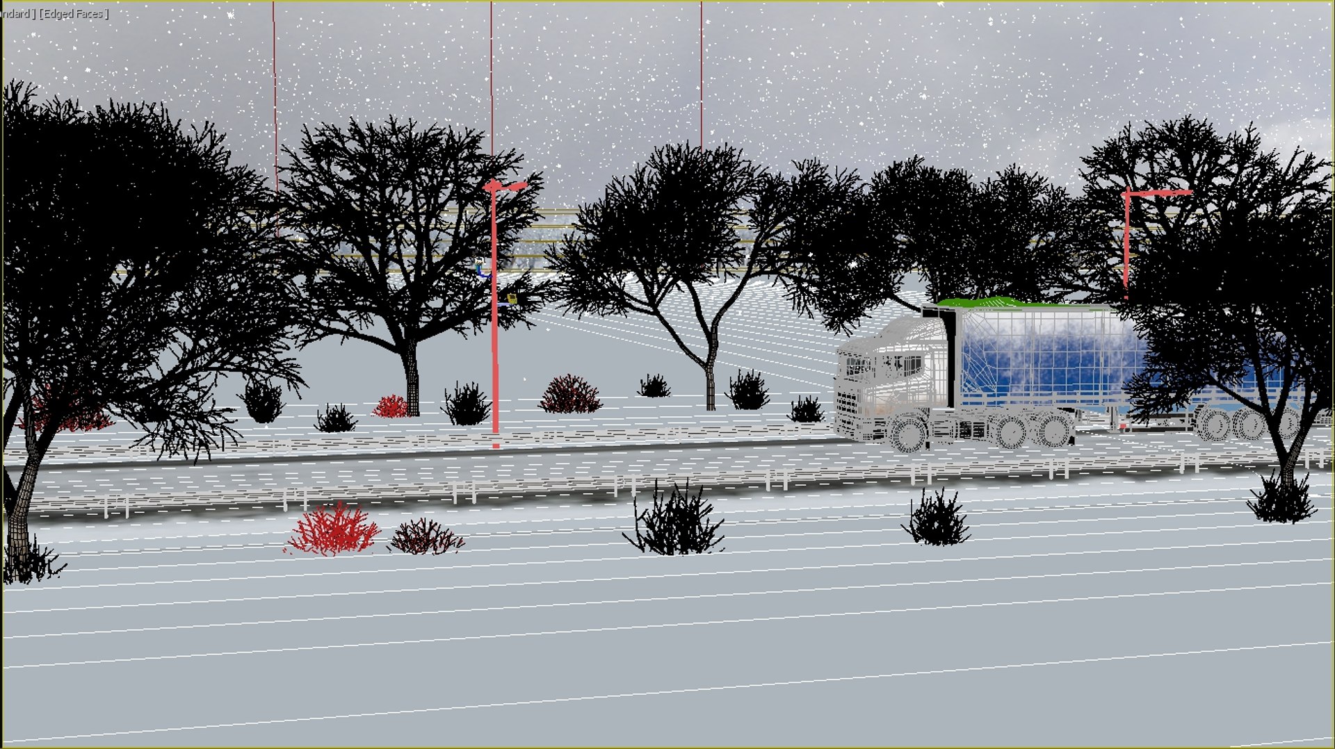 Snow Track 3D Model - TurboSquid 1595901