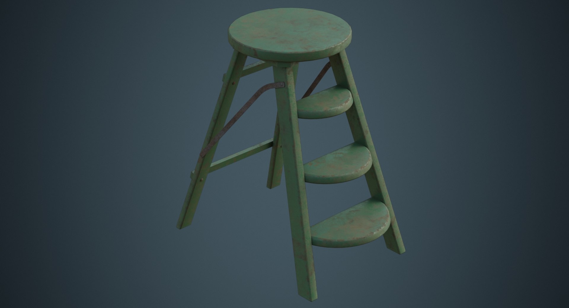 Step Ladder 2c 3D Model - TurboSquid 1442142