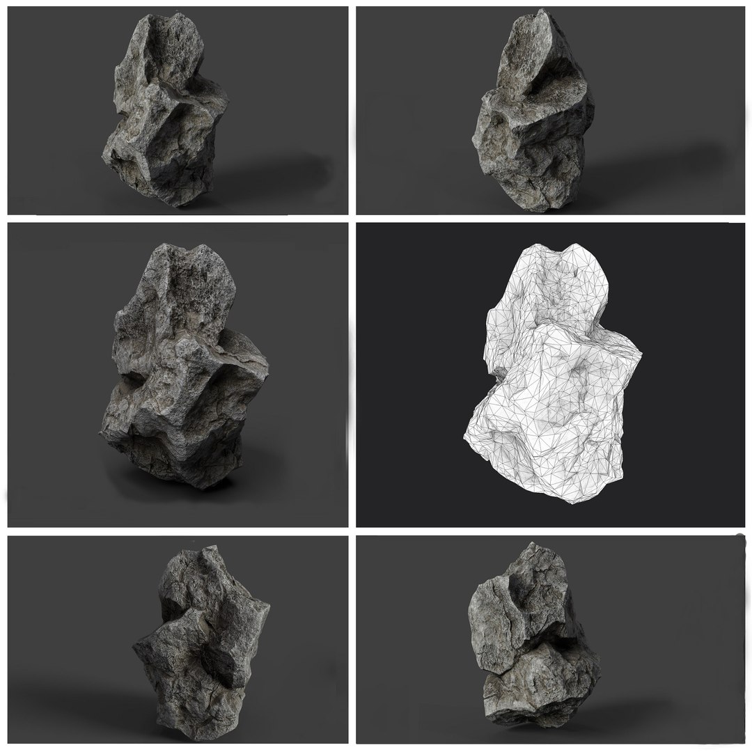 Rocks Height Games 3D - TurboSquid 1652809