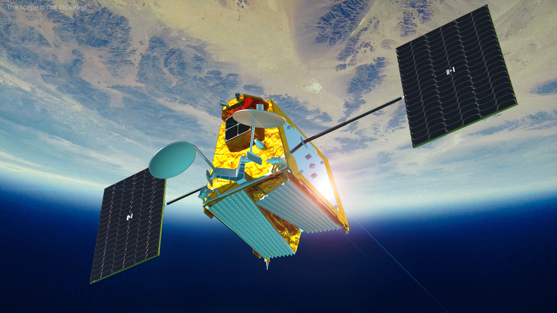 3D OneWeb Satellite Model - TurboSquid 2051160