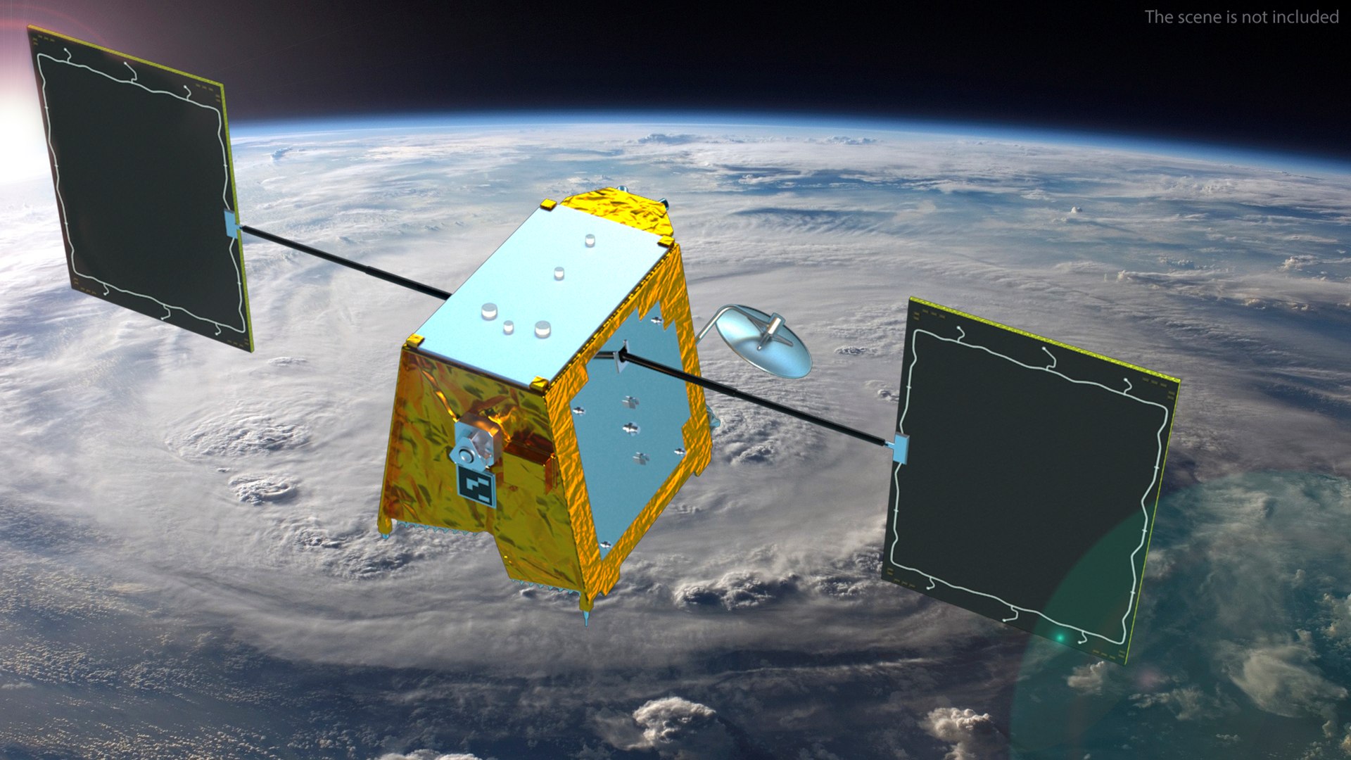 3D OneWeb Satellite Model - TurboSquid 2051160