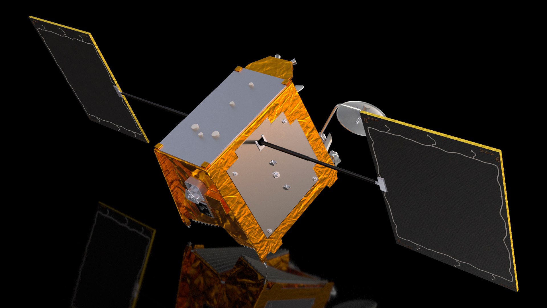 3D OneWeb Satellite Model - TurboSquid 2051160