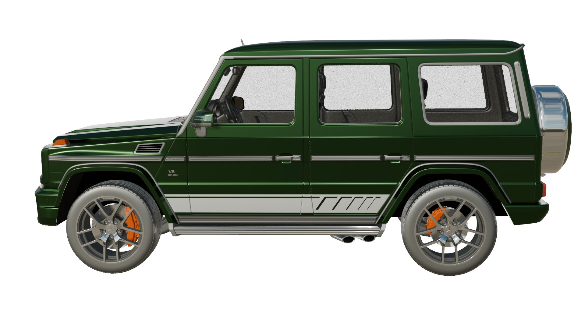 3D Mercedes G63 Model - TurboSquid 2154294
