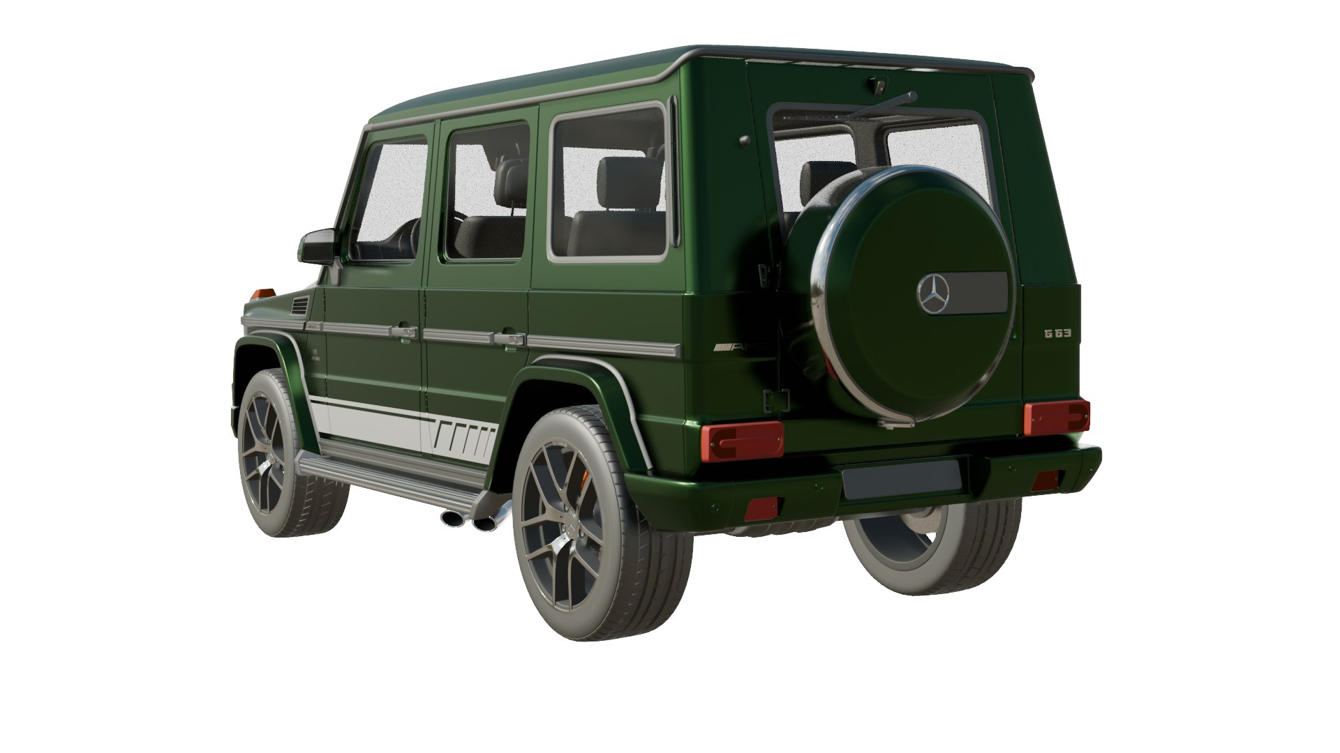 3D Mercedes G63 Model - TurboSquid 2154294