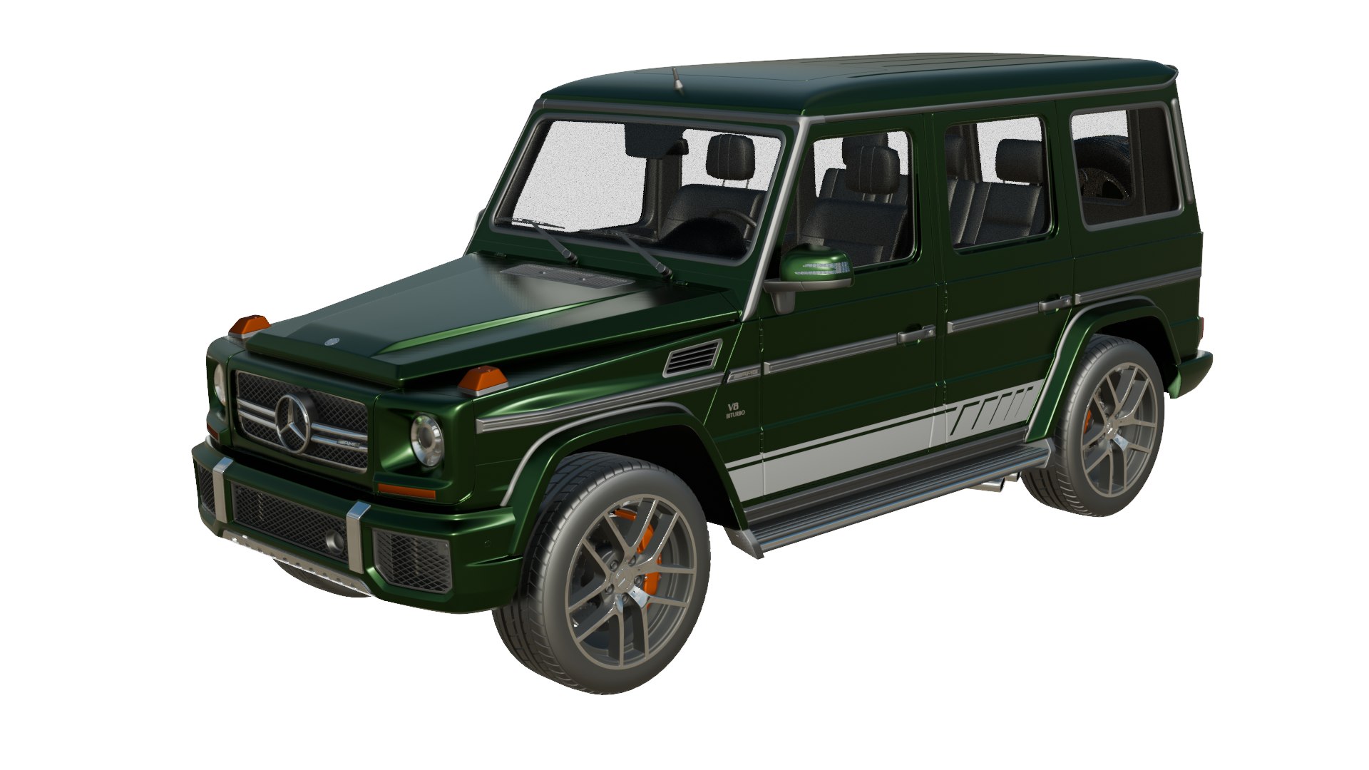 3D Mercedes G63 Model - TurboSquid 2154294