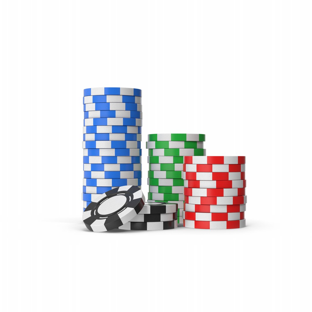 3D Stack Of Poker Chips - TurboSquid 2068622