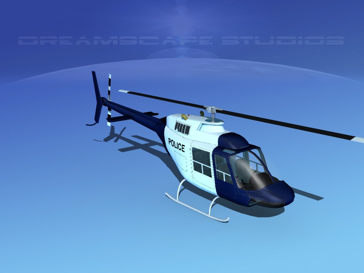 3D rotor bell 206 model - TurboSquid 1218925