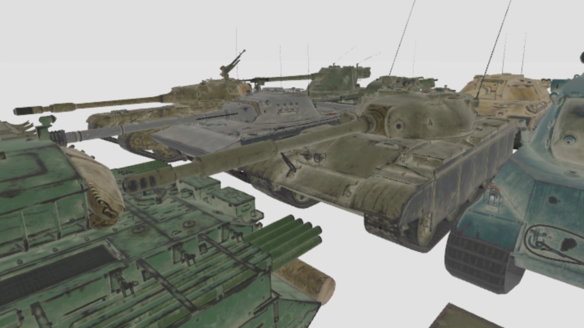 3D 15 Tanks Pack Collection Model - TurboSquid 2278413