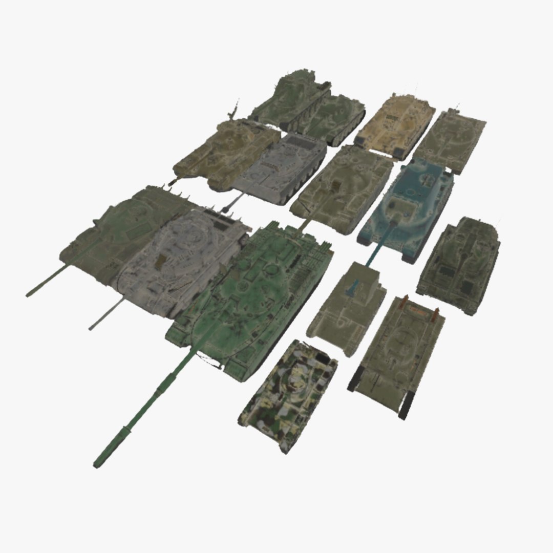 3D 15 Tanks Pack Collection Model - TurboSquid 2278413