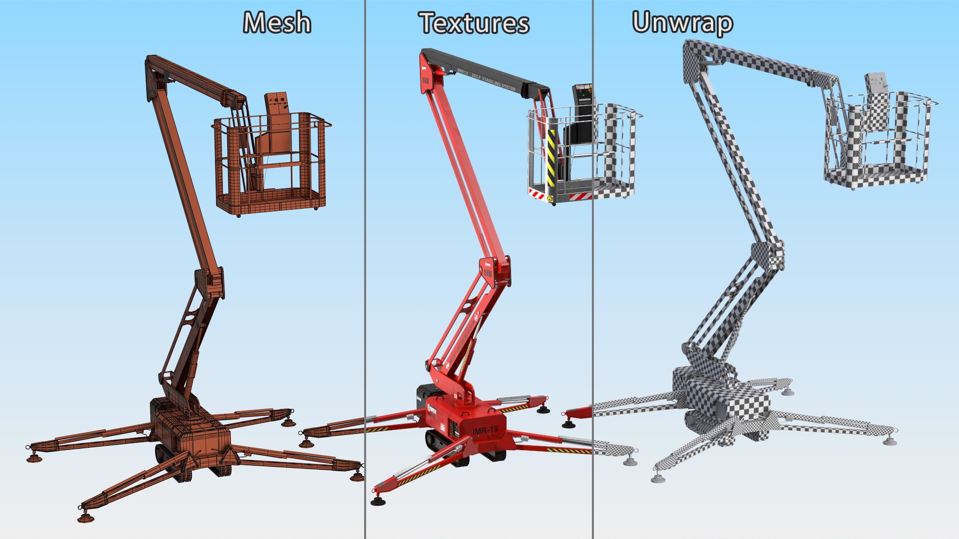 3D Model Boom Lift With Crawler Chassis - TurboSquid 2271116