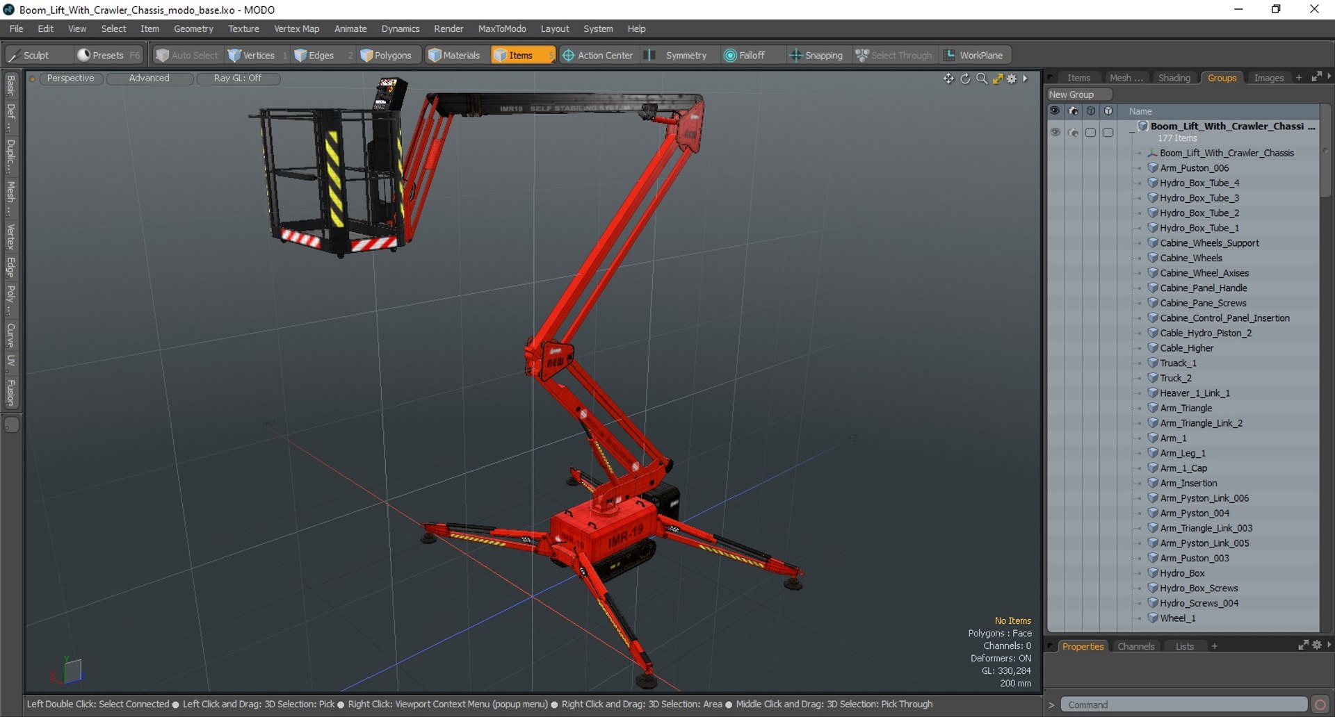 3D Model Boom Lift With Crawler Chassis - TurboSquid 2271116